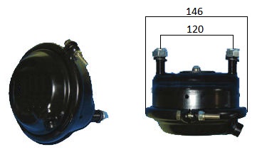 válec brzdový 16" kot brzda 1vývod M16 | TRUCK SHOP SIMEX s.r.o.